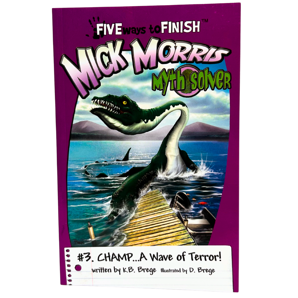 Mick Morris Myth Solver #3: Champ...A Wave of Terror! Book – Heart of Michigan