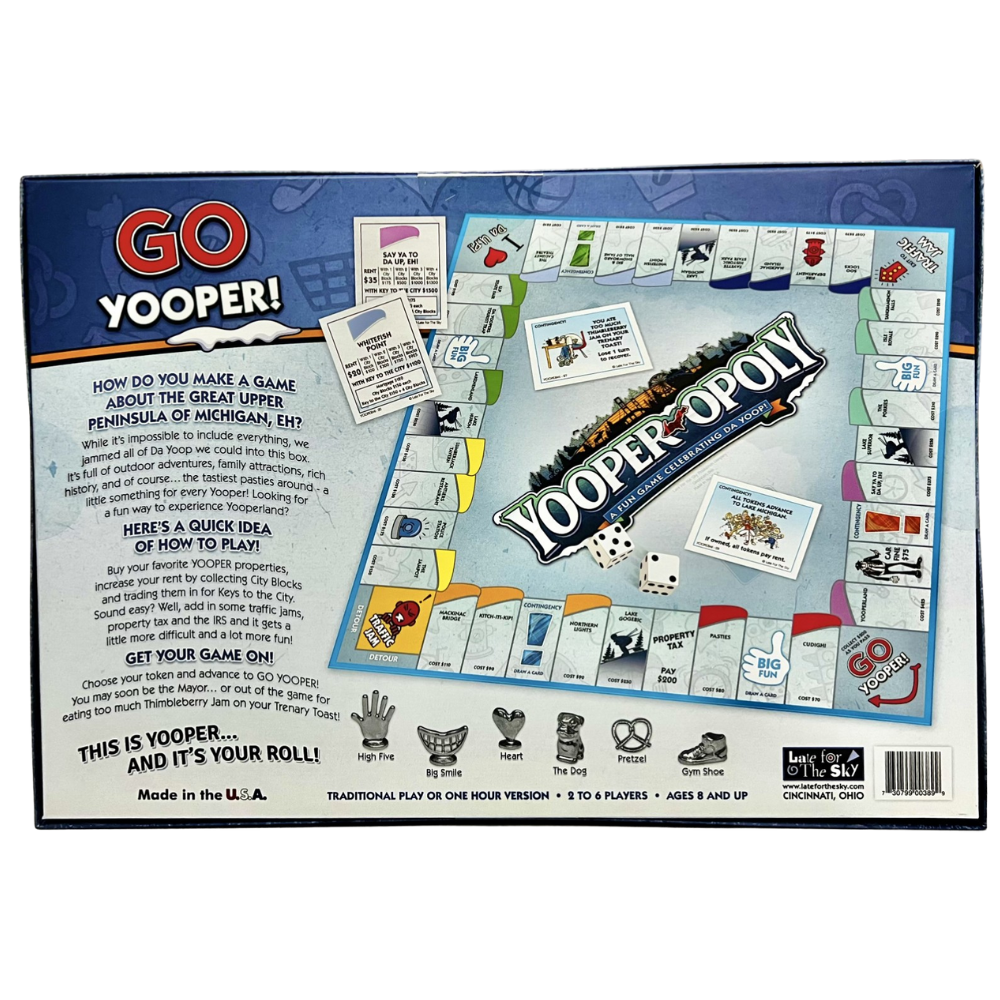 Yooper-Opoly Board Game – Heart of Michigan