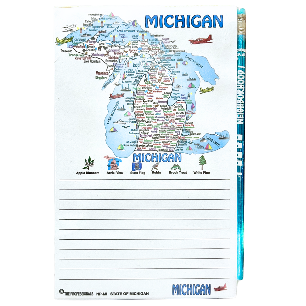Michigan Notepad – Heart of Michigan