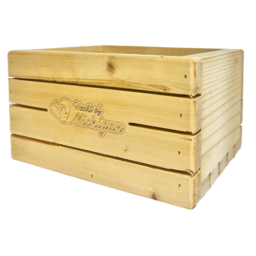 Michigan Half Peck Crate – Heart of Michigan