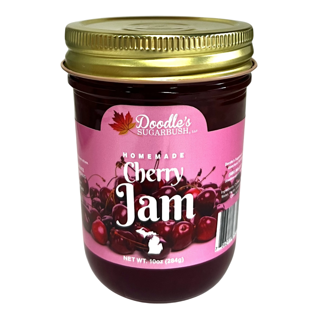 Doodle's Sugarbush Homemade Cherry Jam – Heart of Michigan