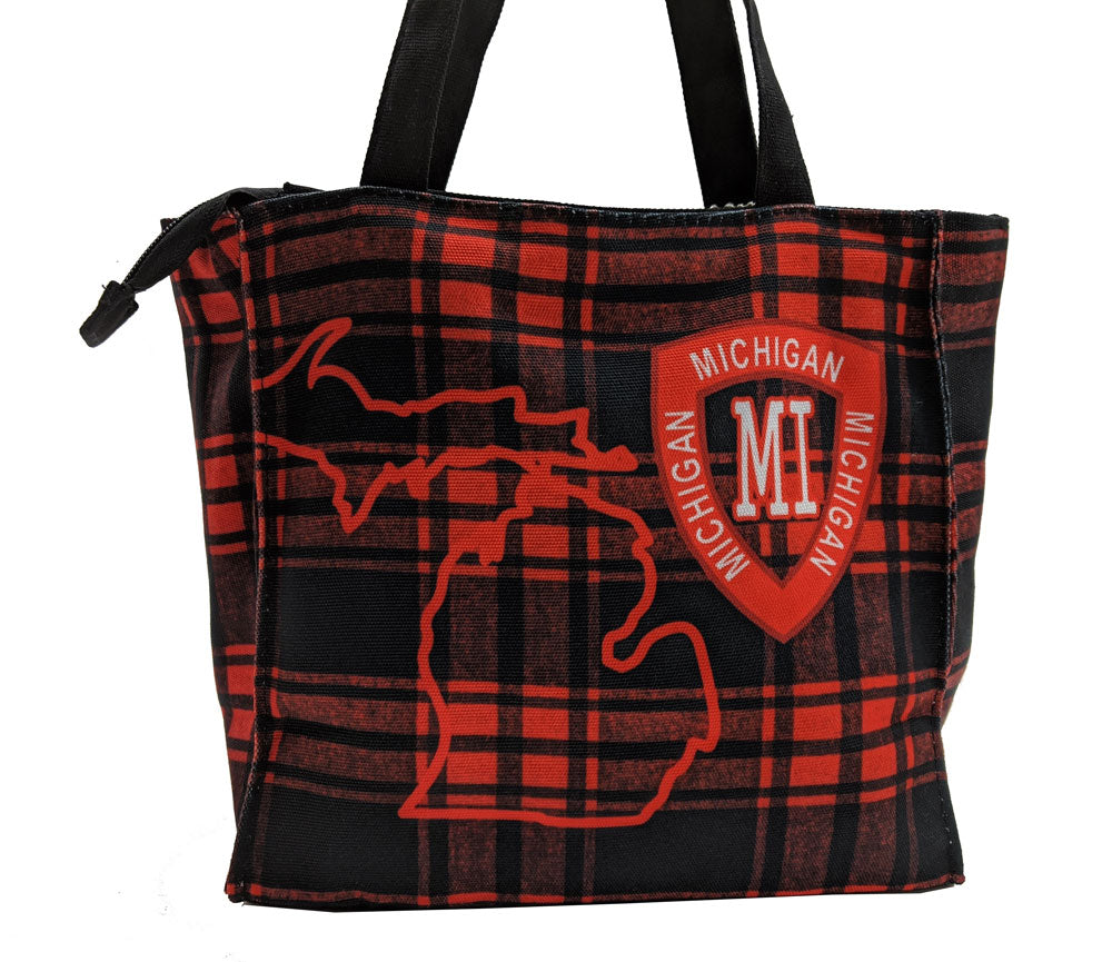 Michigan Plaid Square Purse – Heart of Michigan
