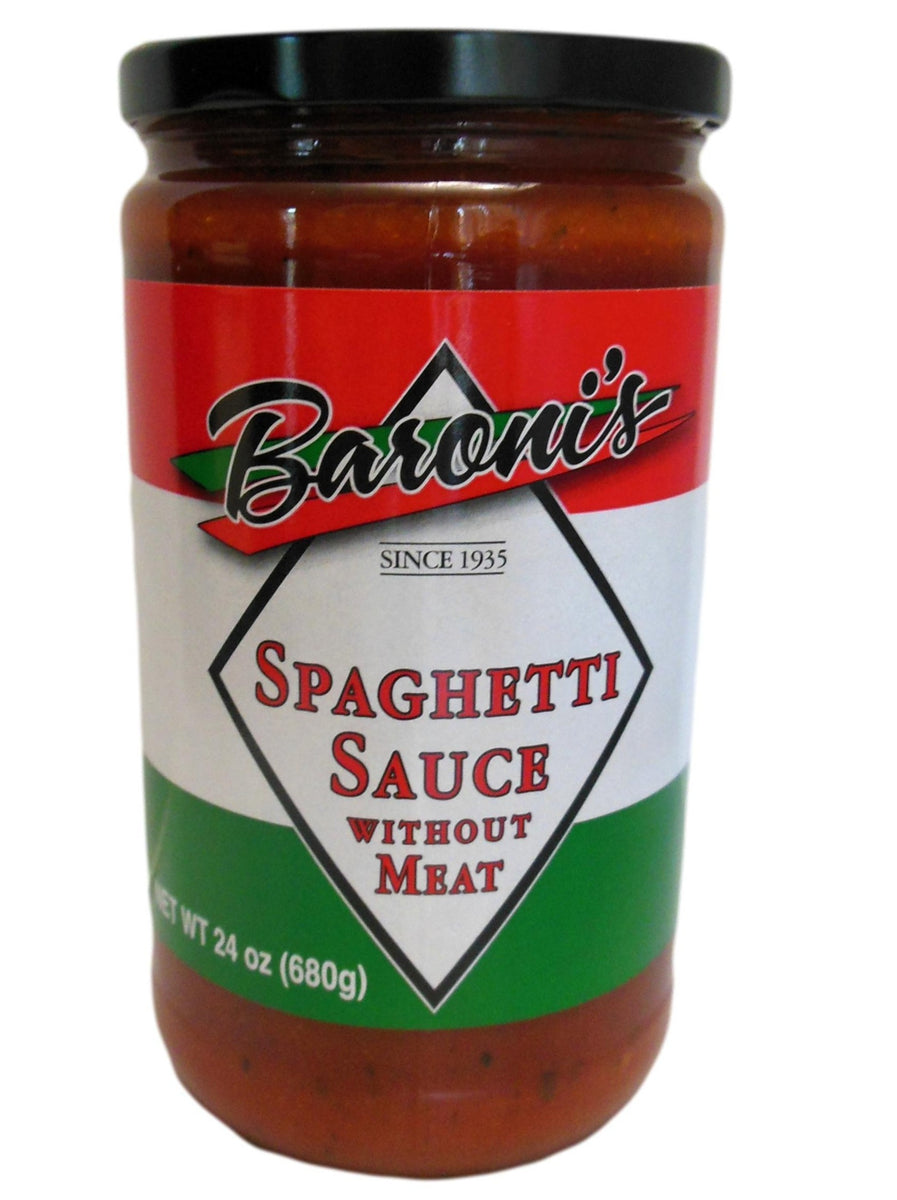 Baroni's Spaghetti Sauce without Meat – Heart of Michigan