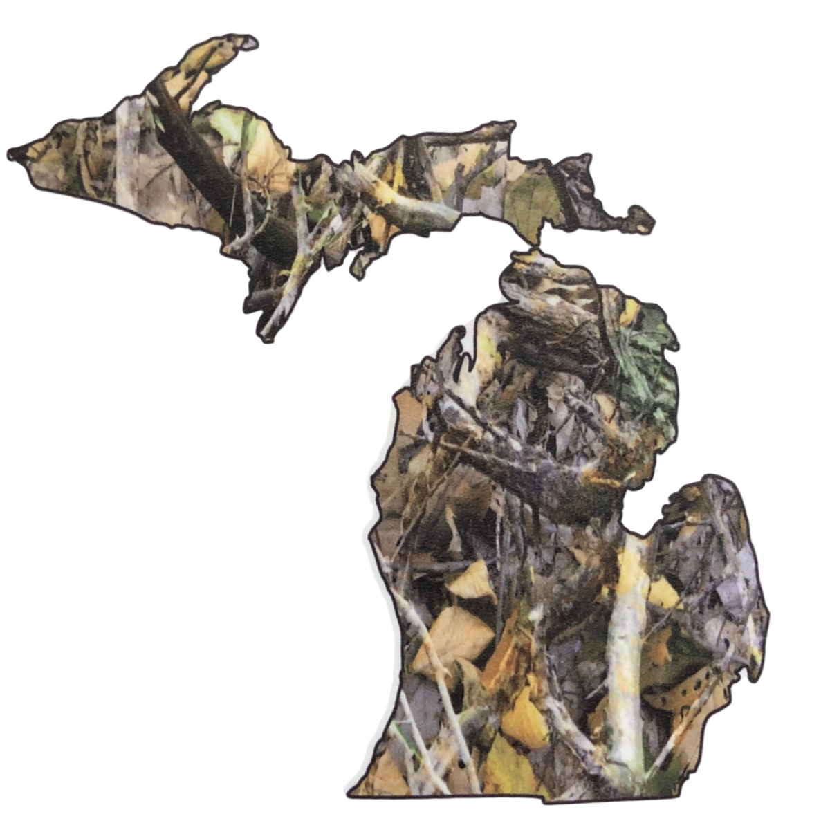 Camo Michigan Decal – Heart of Michigan